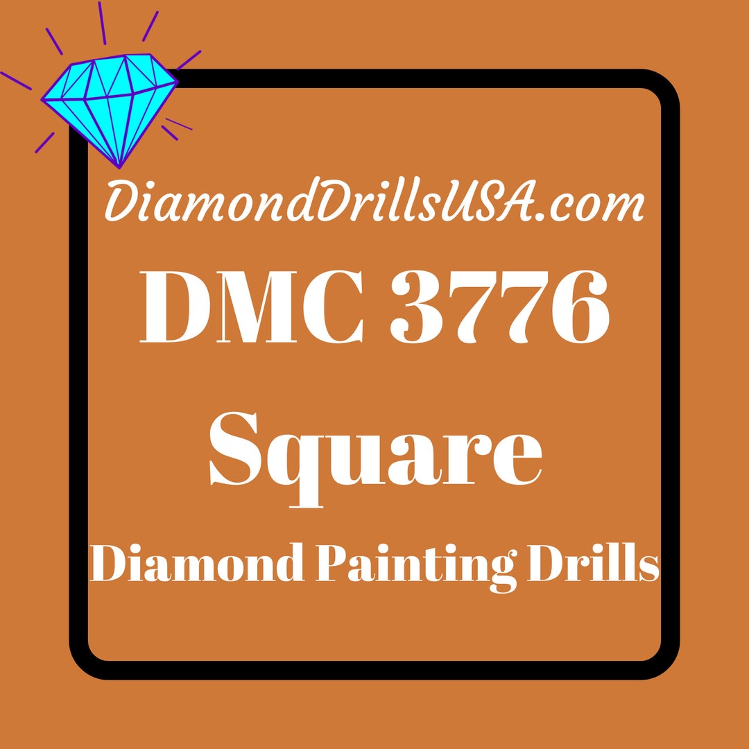 DMC 3776 SQUARE 5D Diamond Painting Drills Beads DMC 3776 Light ...