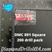 DMC 891 SQUARE 5D Diamond Painting Drills Beads DMC 891 Dark - Etsy