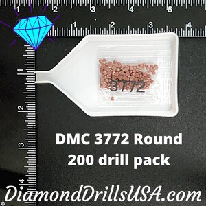 DMC 3772 ROUND 5D Diamond Painting Drills Beads DMC 3772 Very - Etsy