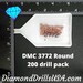 DMC 3772 ROUND 5D Diamond Painting Drills Beads DMC 3772 Very - Etsy