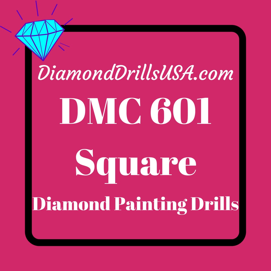 DMC 601 SQUARE 5D Diamond Painting Drills DMC 601 Dark - Etsy