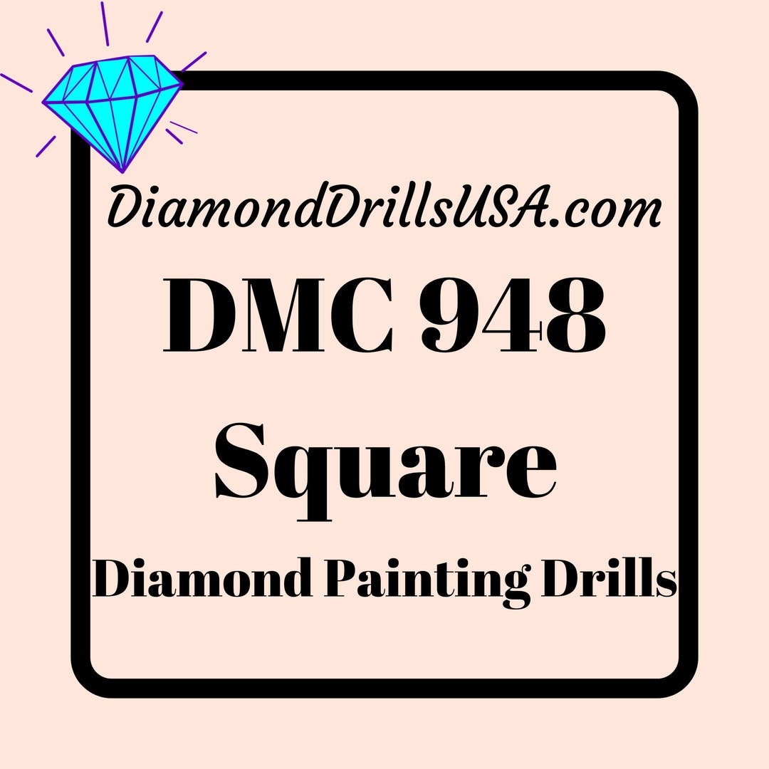 DMC 948 SQUARE 5D Diamond Painting Drills Beads DMC 948 Very Light Peach Loose Bulk - Etsy