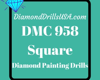 DMC 3812 SQUARE 5D Diamond Painting Drills Beads DMC 3812 Very | Etsy