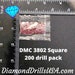 DMC 3802 SQUARE 5D Diamond Painting Drills Beads DMC 3802 Very - Etsy