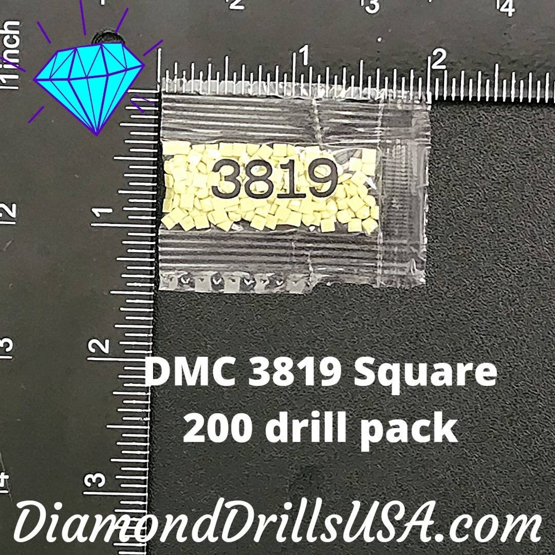 DMC 3819 SQUARE 5D Diamond Painting Drills Beads DMC 3819 - Etsy