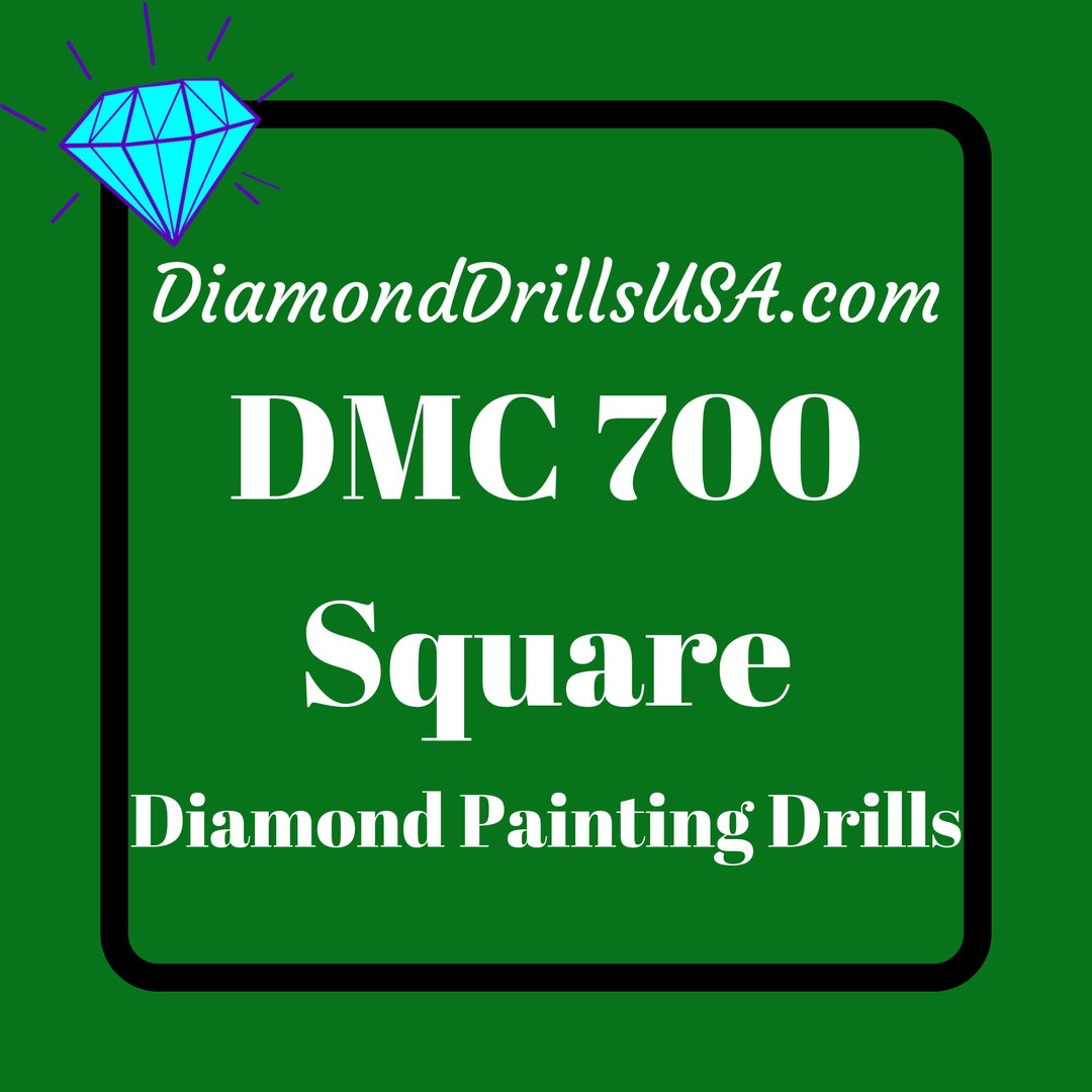 DMC 700 SQUARE 5D Diamond Painting Drills Beads DMC 700 Bright - Etsy