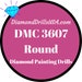 DMC 3607 ROUND 5D Diamond Painting Drill Beads DMC 3607 Light - Etsy