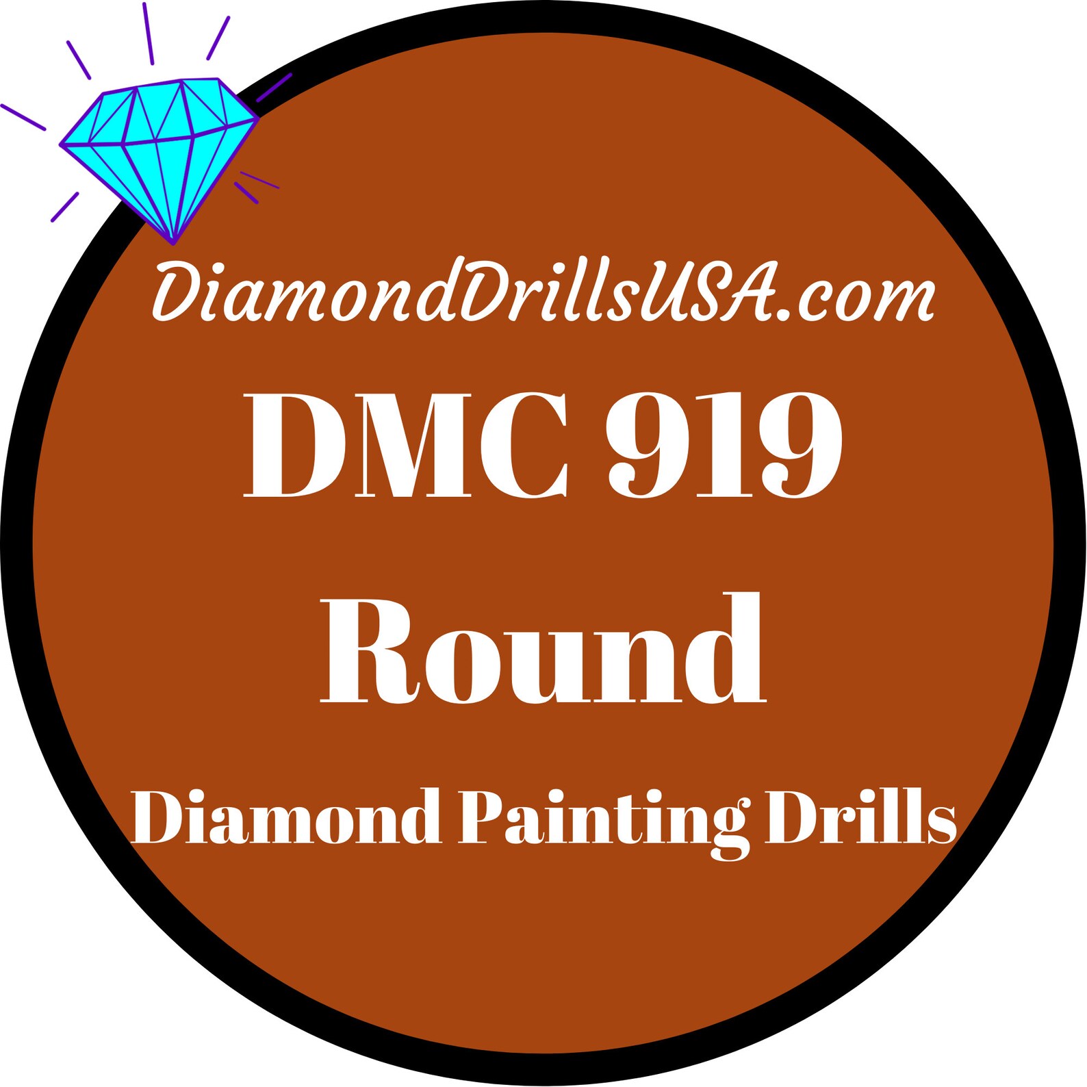 DMC 919 ROUND 5D Diamond Painting Drills Beads DMC 919 Red - Etsy