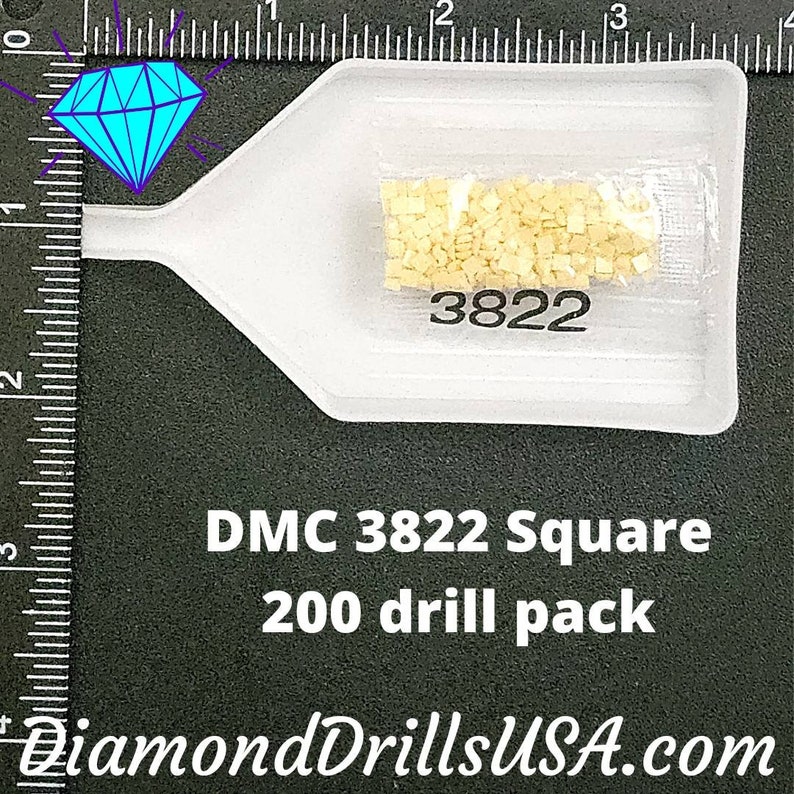 DMC 3822 SQUARE 5D Diamond Painting Drills Beads DMC 3822 - Etsy