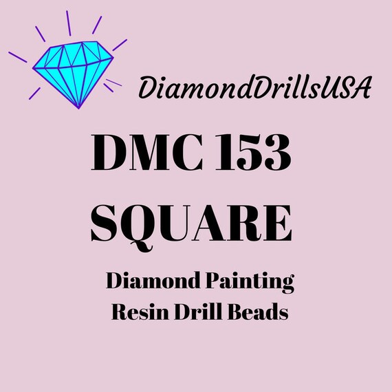 DMC 153 SQUARE 5D Diamond Painting Drills DMC 153 Very Light | Etsy