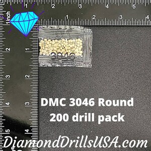 DMC 3046 ROUND 5D Diamond Painting Drills Beads DMC 3046 - Etsy