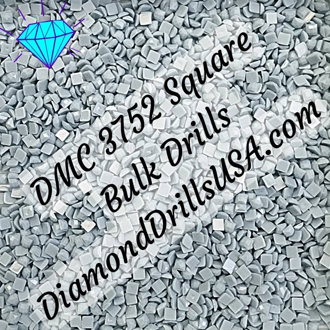 DMC 3752 SQUARE 5D Diamond Painting Drills Beads DMC 3752 Very - Etsy