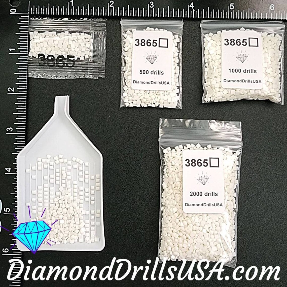 DMC 3865 SQUARE 5D Diamond Painting Drills Beads DMC 3865 - Etsy