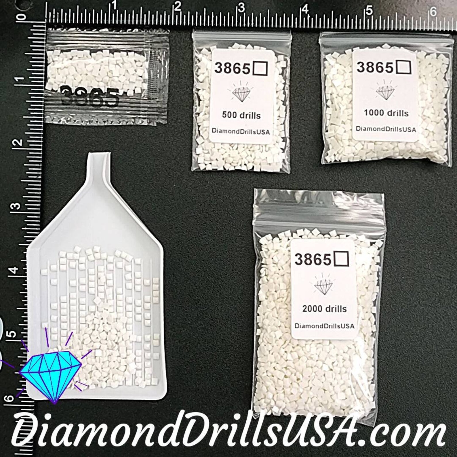 DMC 3865 SQUARE 5D Diamond Painting Drills Beads DMC 3865 - Etsy