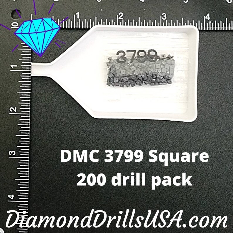 DMC 3799 SQUARE 5D Diamond Painting Drills Beads DMC 3799 - Etsy
