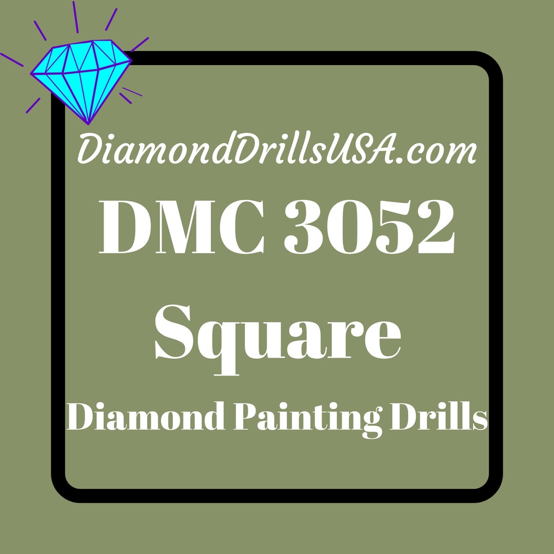 DMC 3052 SQUARE 5D Diamond Painting Drills Beads DMC 3052 - Etsy