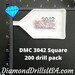 DMC 3042 SQUARE 5D Diamond Painting Drills Beads DMC 3042 - Etsy