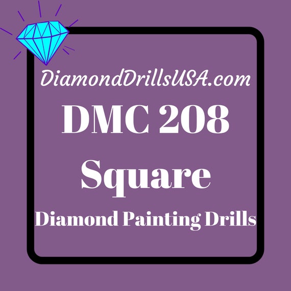 DMC 208 SQUARE 5D Diamond Painting Drills Beads DMC 208 Very - Etsy
