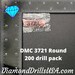 DMC 3721 ROUND 5D Diamond Painting Drills Beads DMC 3721 Dark Shell ...