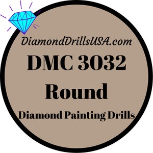 DMC 3032 ROUND 5D Diamond Painting Drills Beads DMC 3032 - Etsy
