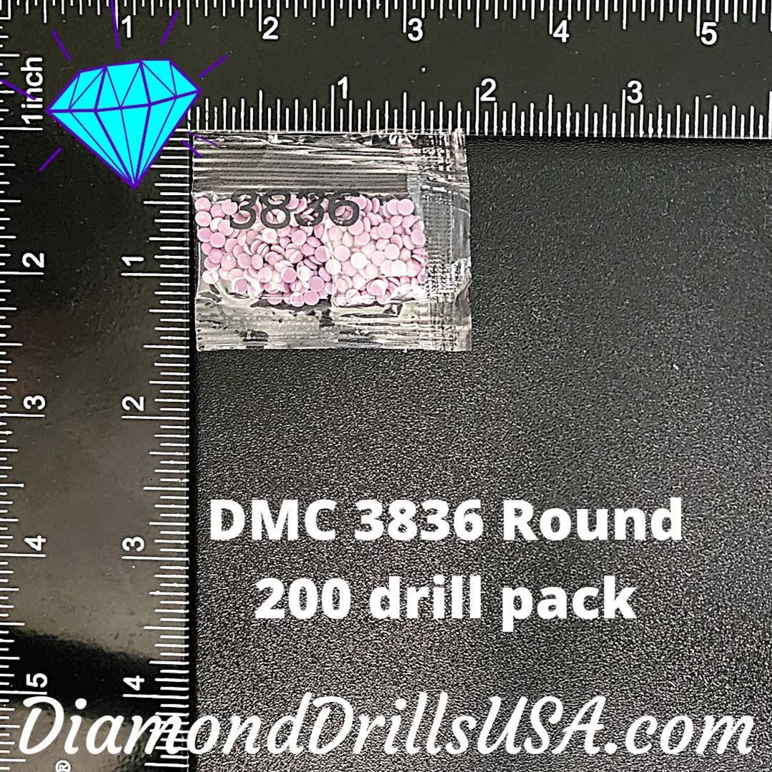DMC 3836 ROUND 5D Diamond Painting Drills Beads DMC 3836 Light - Etsy