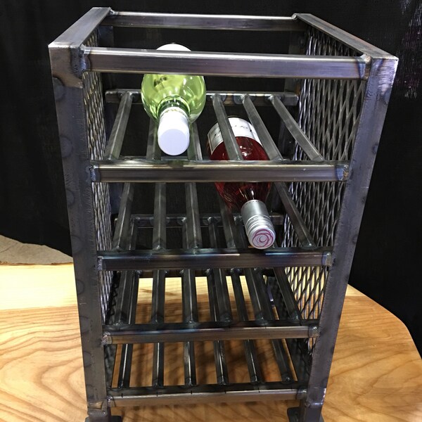 Industrial Wine Rack - Etsy