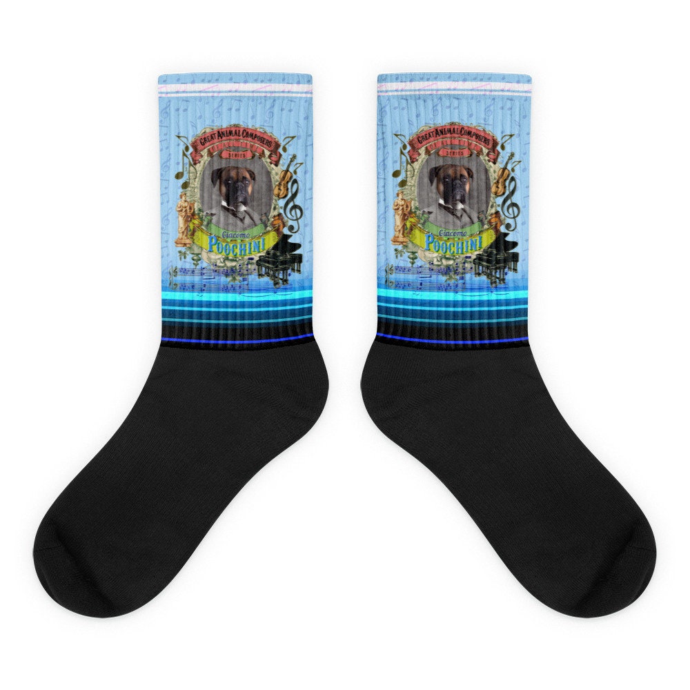Puccini Pooch Classical Opera Music Gift Socks - Etsy