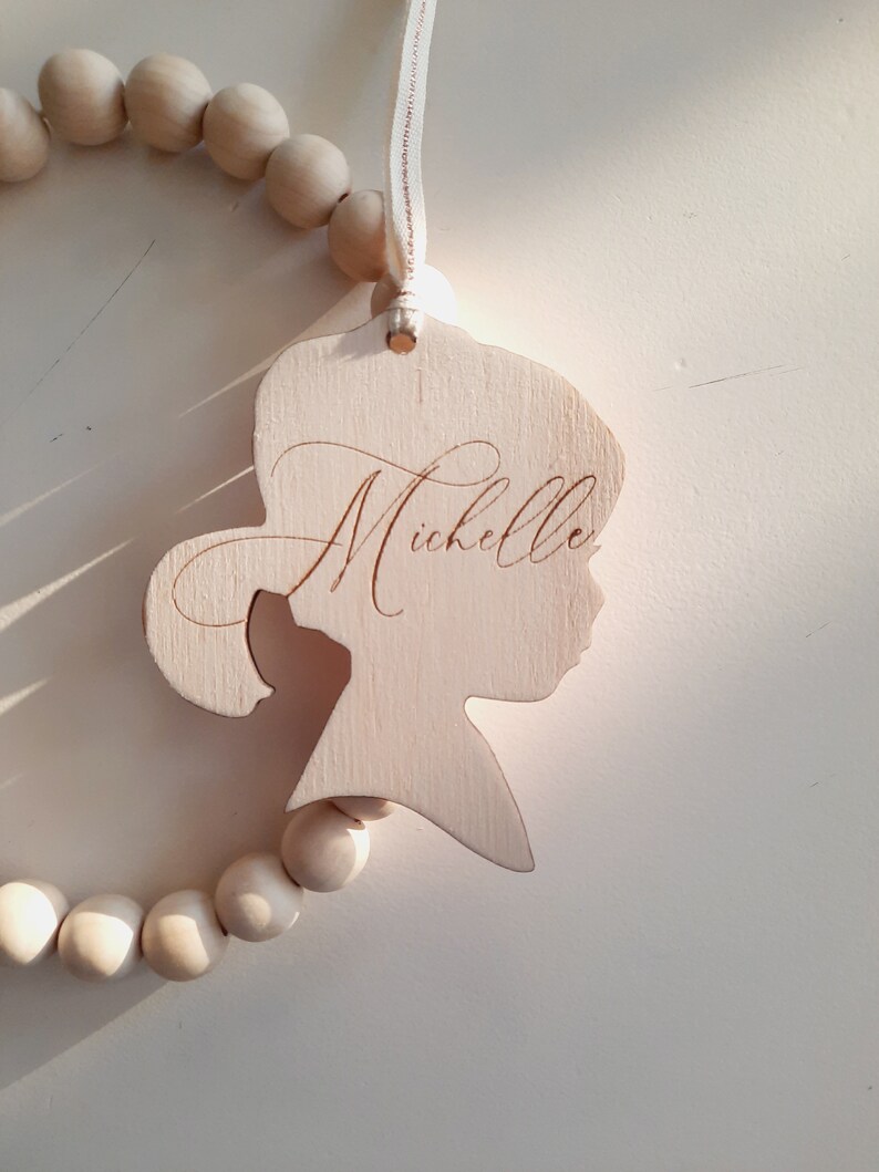 Personalized Kids Side Profile Silhouette Portrait Custom Kids Profile ...