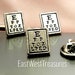 Eyechart Eye Chart Optician Optometry Optometrist Cufflinks Lapel Tie ...