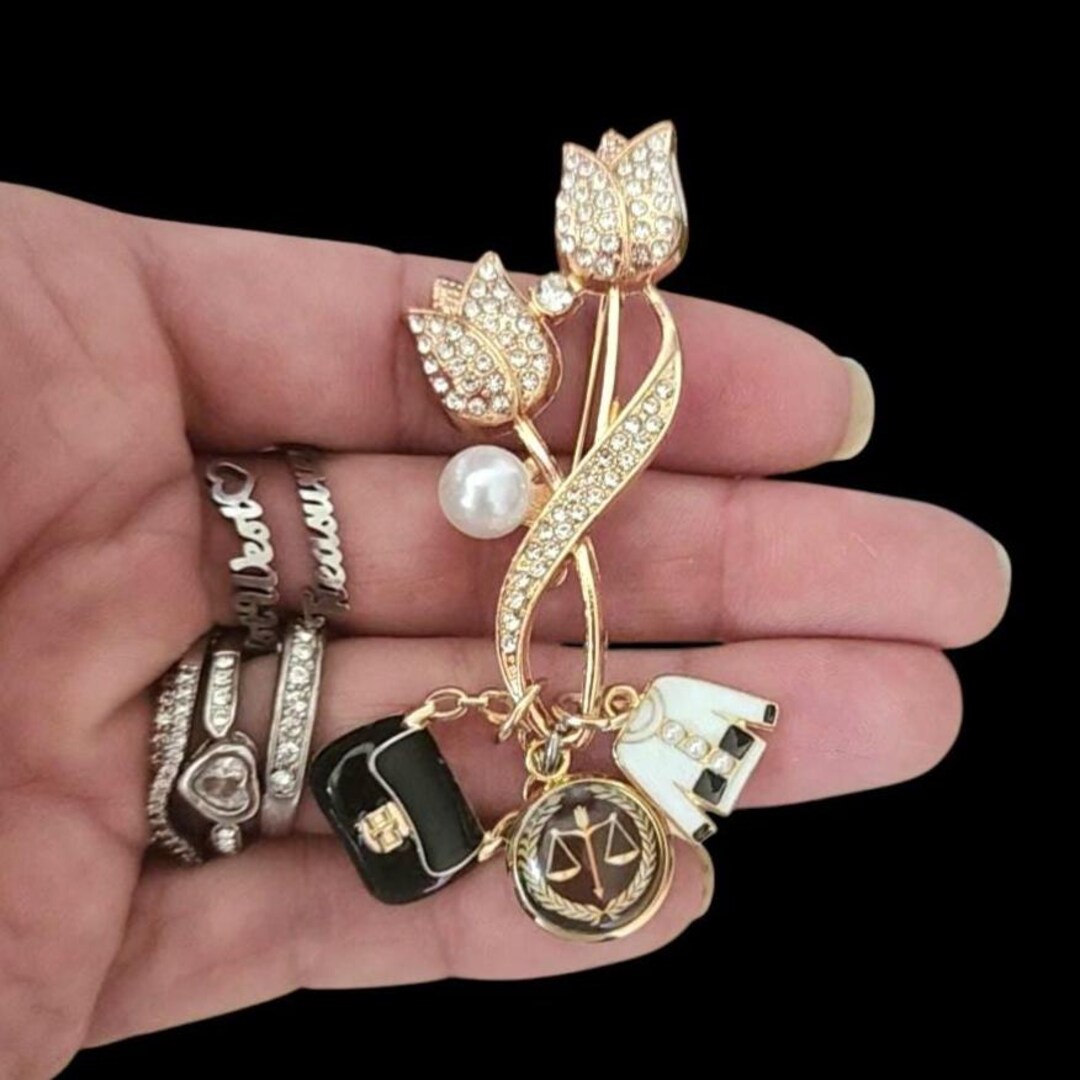 Women Gold Lady Law Scales of Justice Brooch Lapel Pin for Lawyer ...