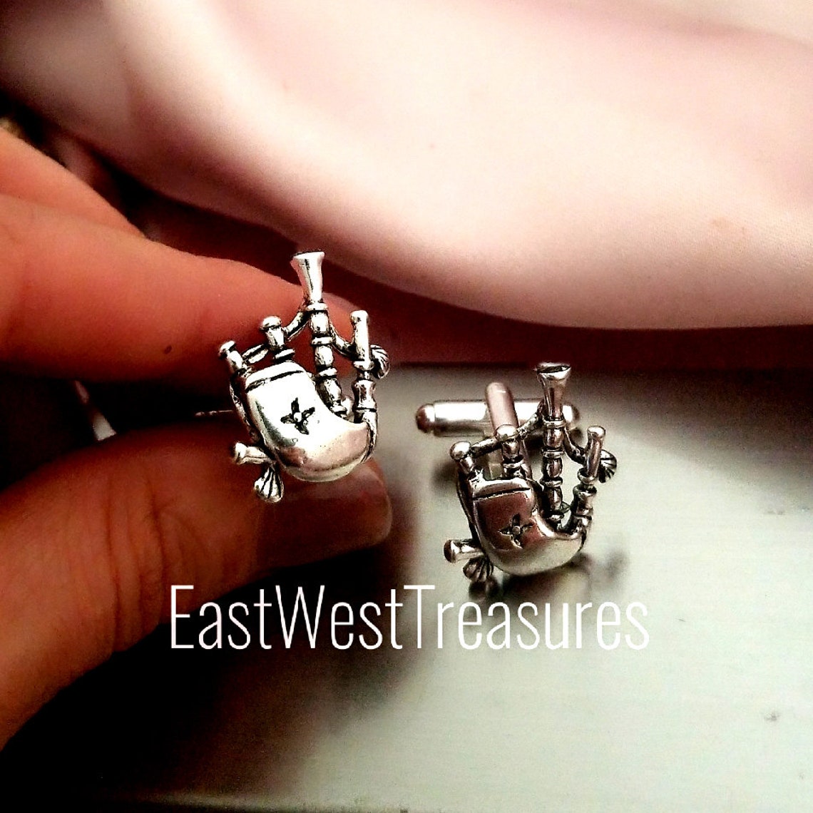 Scottish Bagpipe Bagpiper Lapel Tie Pin Brooch, Scotland Suit Tie ...