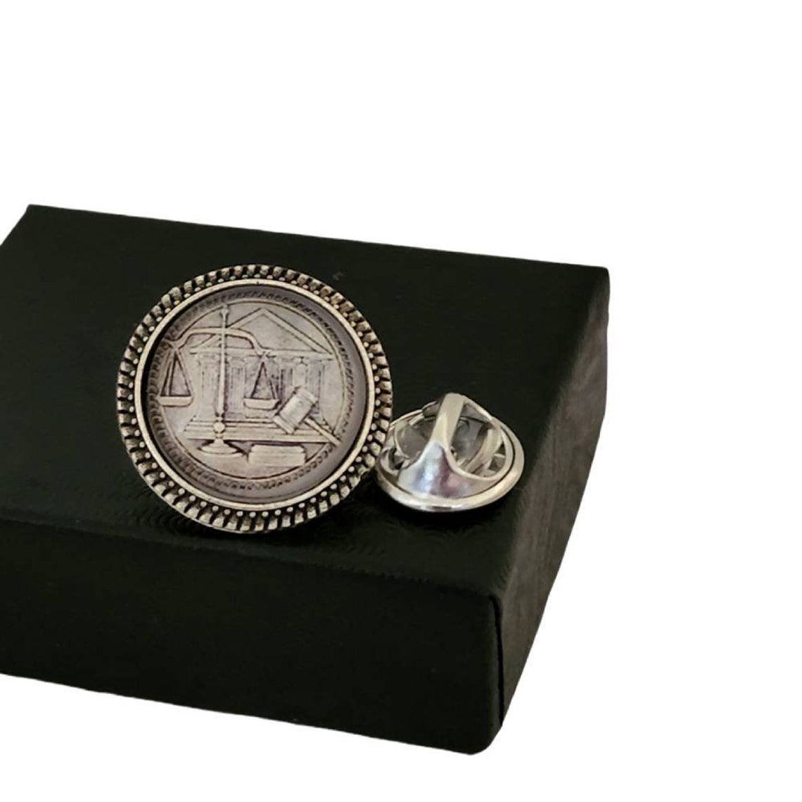 Gavel Legal Scales of Justice Law Cufflinks and Lapel Tie Pin, Law ...