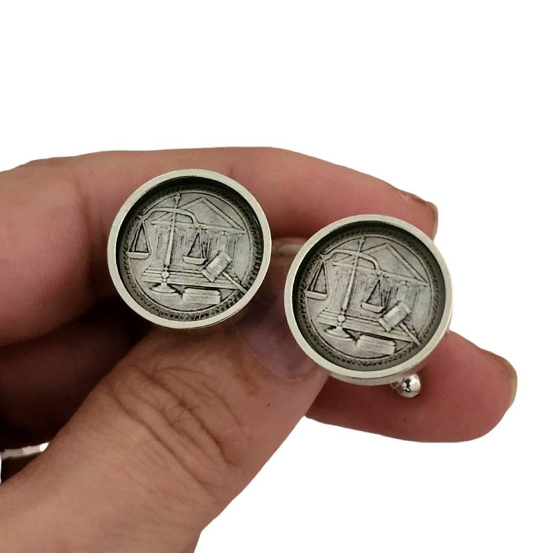 Gavel Legal Scales of Justice Law Cufflinks and Lapel Tie Pin, Law ...
