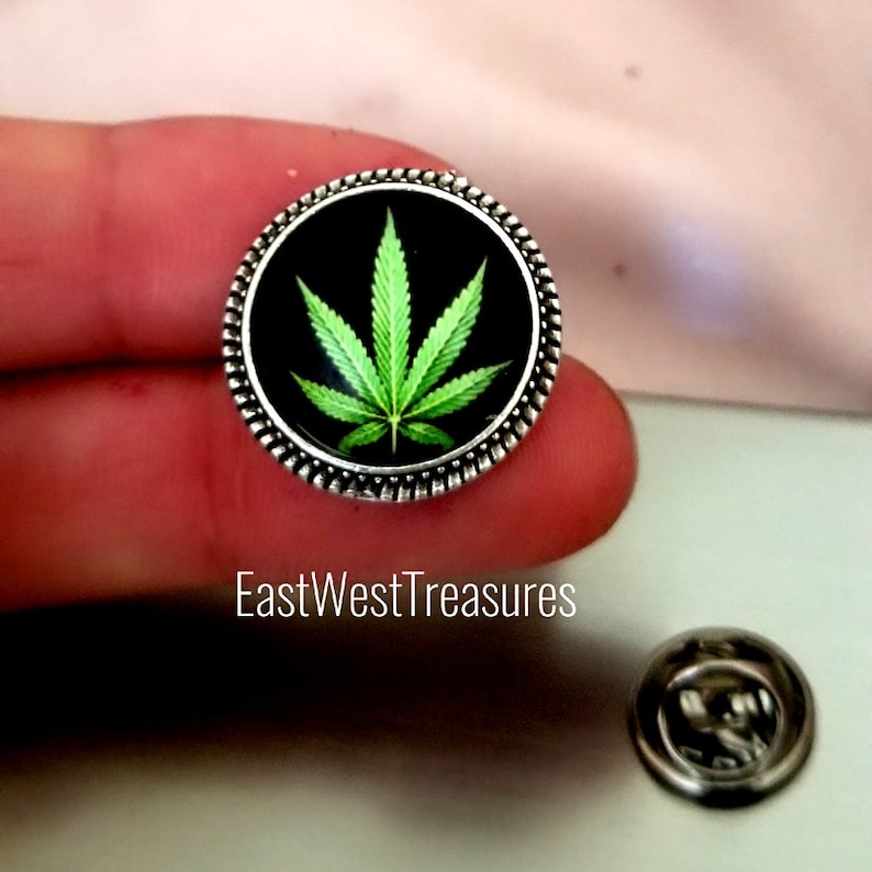 Weed Cannabis Marijuana Pot Grass Leaf Lapel Pin Brooch for - Etsy