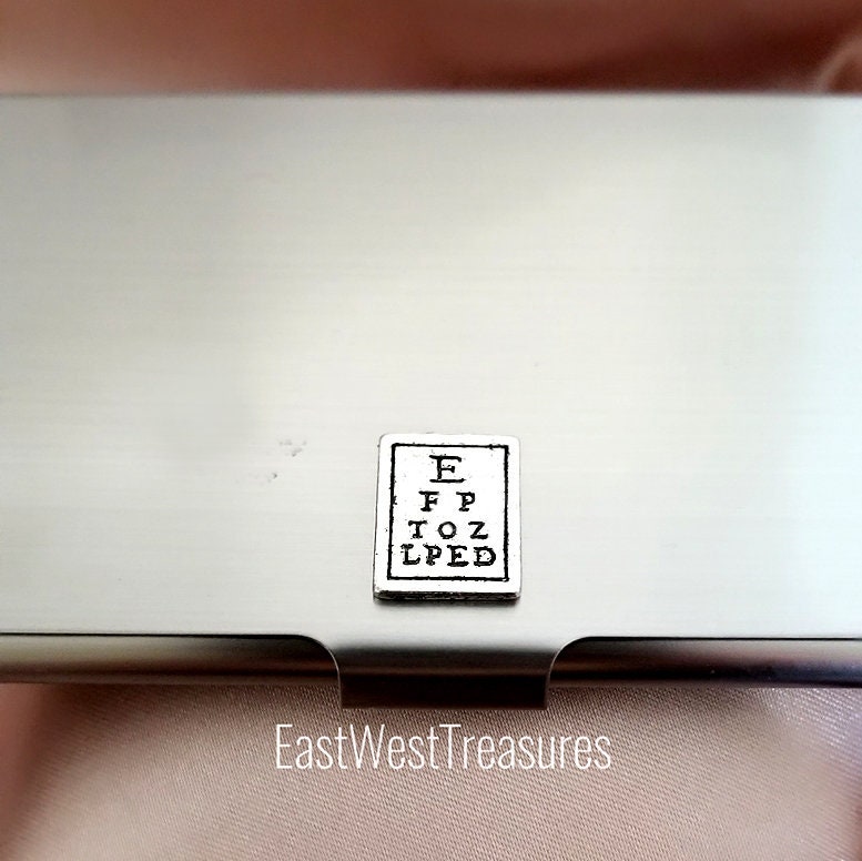 Eye Chart Eyechart Optometry Business Cards Holder, Optometrist ...