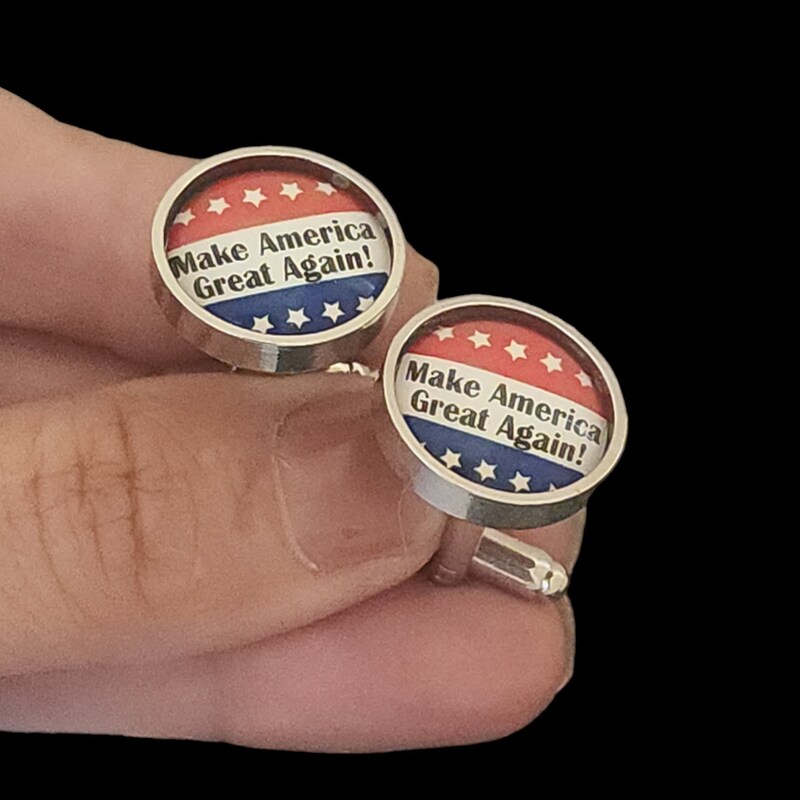 Trump Cufflink - Etsy