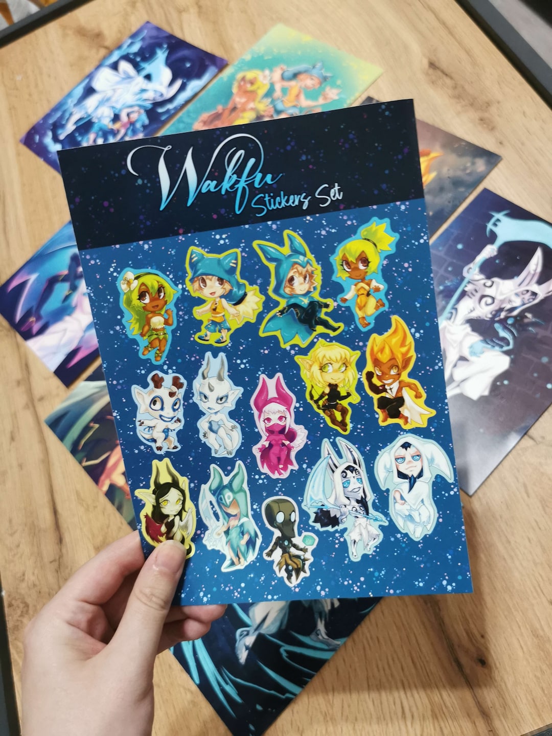 Wakfu Stickers | Original Fanart Chibis | Yugo, Amalia, Evangelyne ...