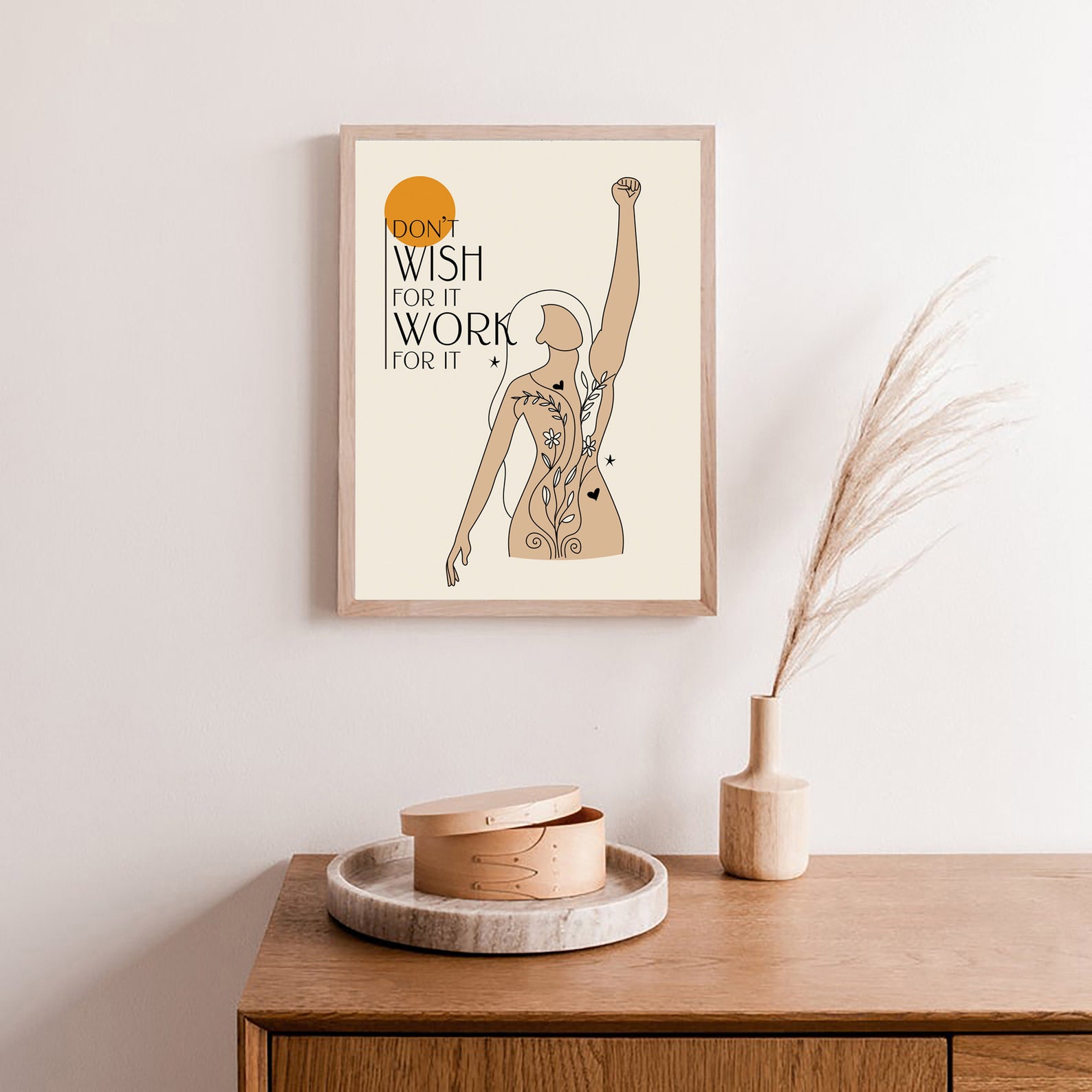 Strong Women Poster Boss Girl Wall Art Women Power - Etsy