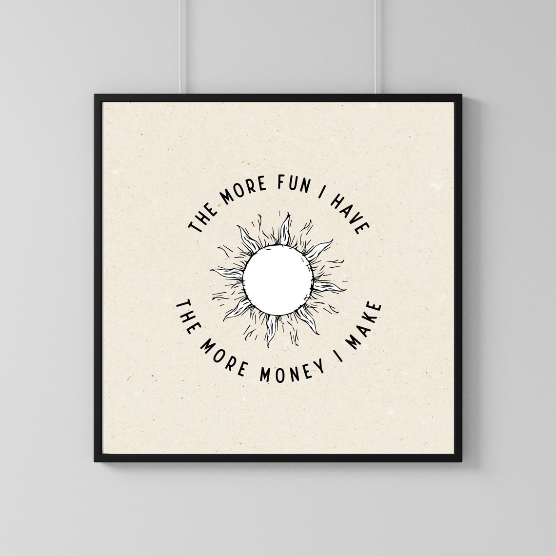 Spiritual Money Mantra, Abundance Affirmation Print, Wealth Digital ...