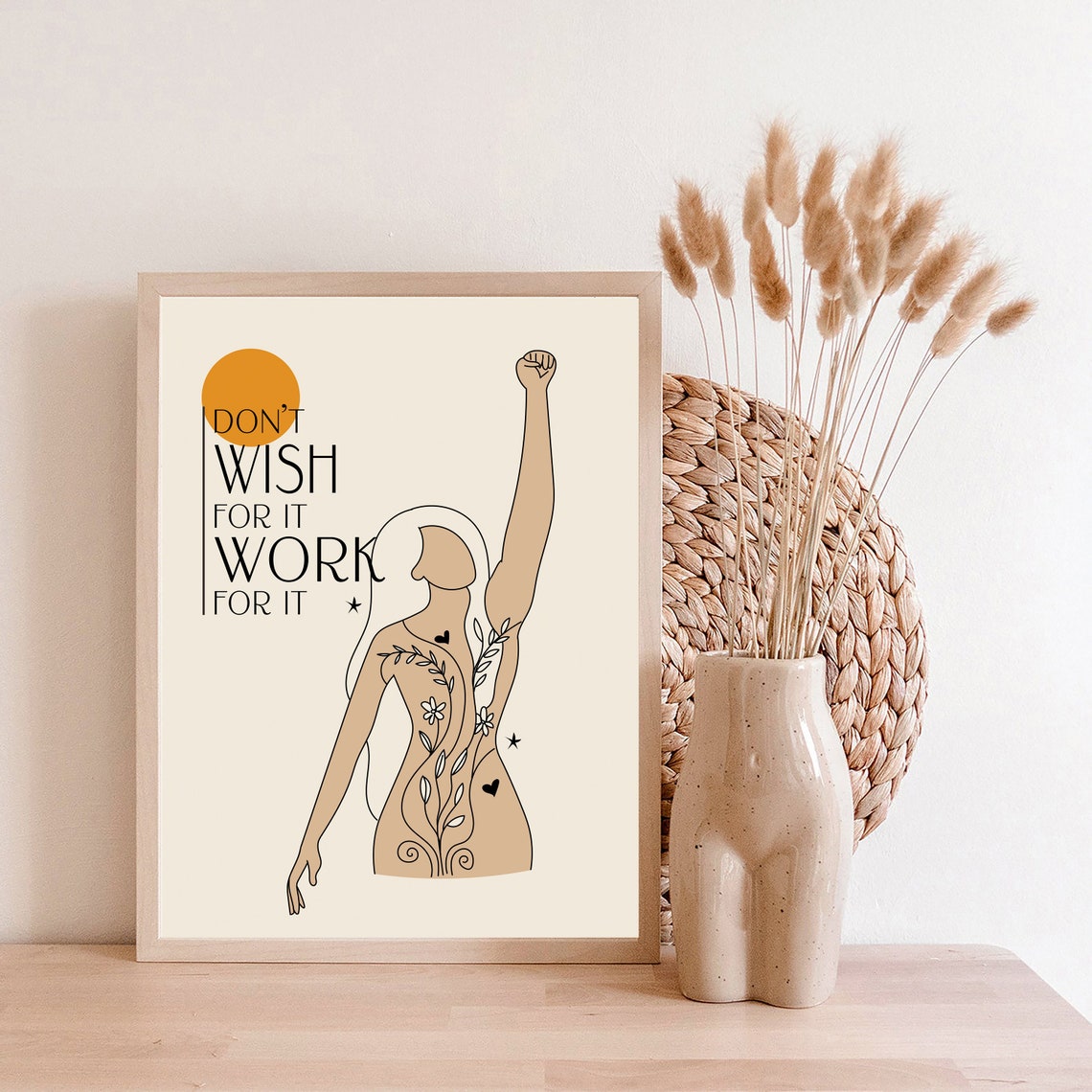 Strong Women Poster Boss Girl Wall Art Women Power - Etsy