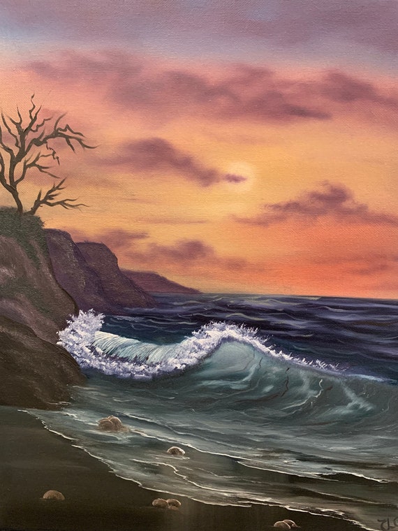 Bob Ross® Inspired by the Sea - Etsy