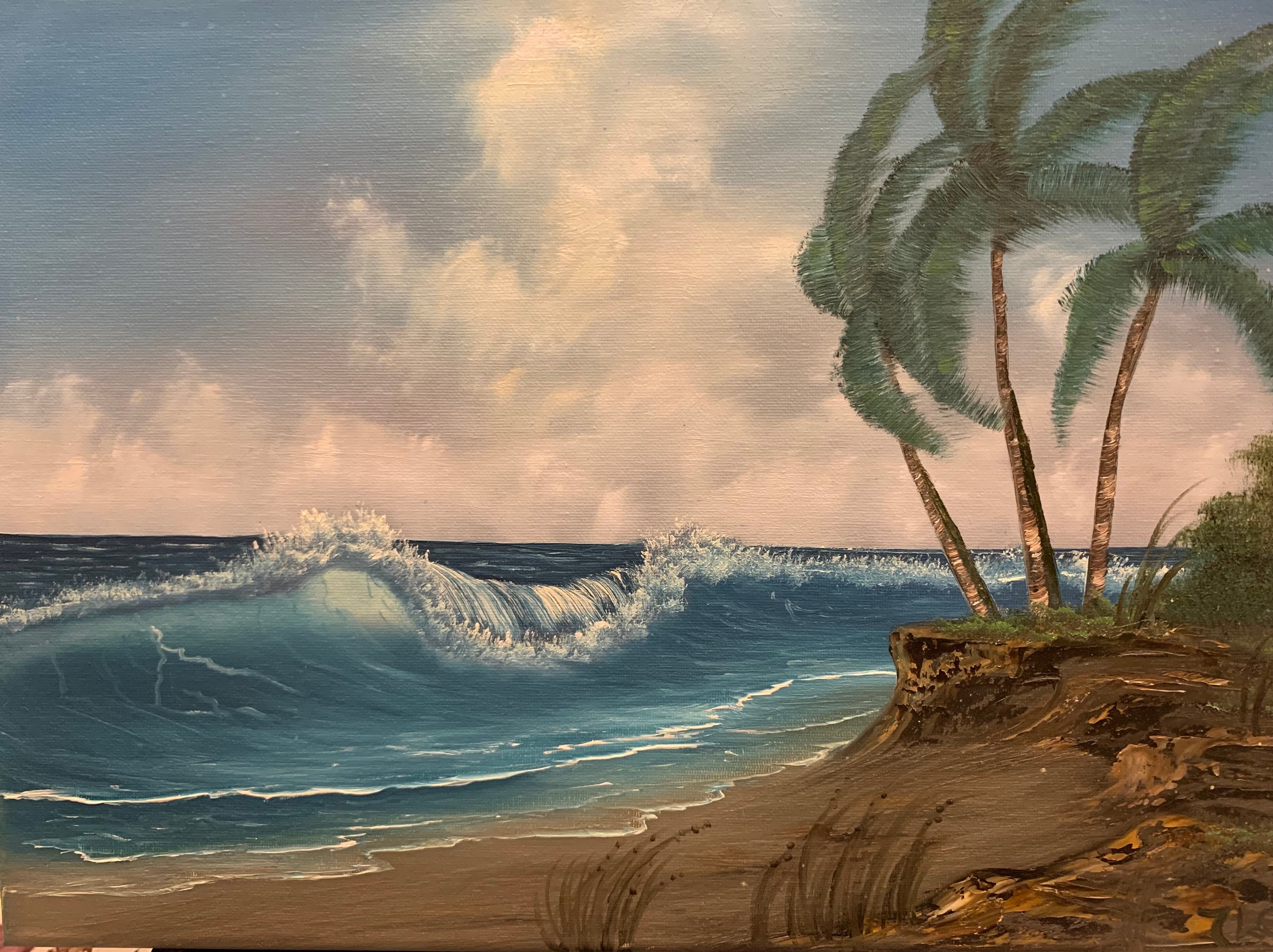 Bob Ross® Inspired Windy Waves - Etsy