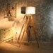 Piccadilly Classic Hand Made Tripod Lamp From Reclaimed Wood - Etsy