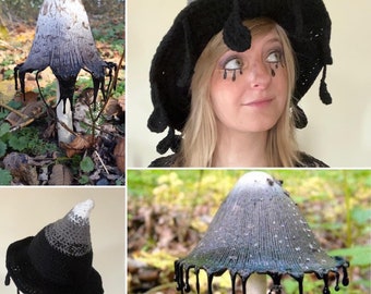 Crochet Mushroom Wizard Hat - Etsy