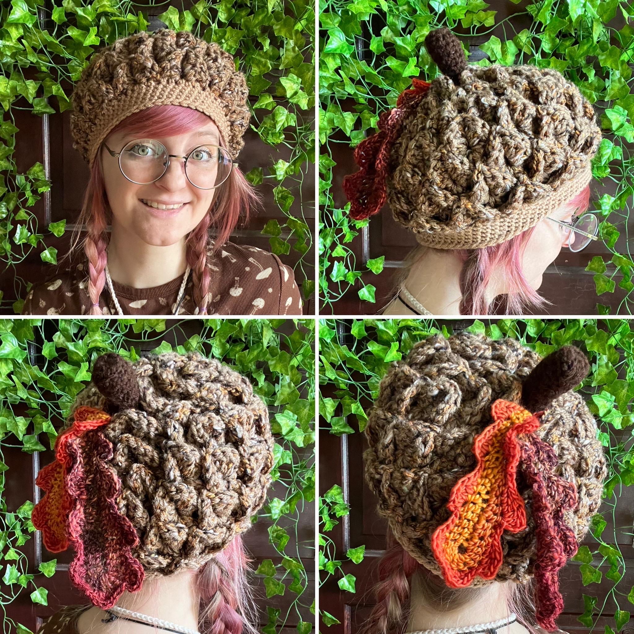 Crochet Autumn Acorn Hat - Etsy