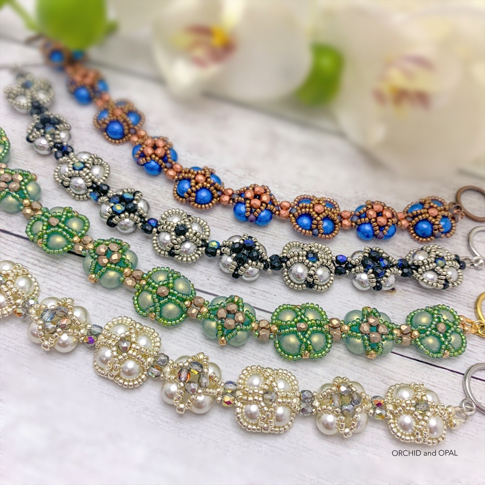 Beading Pattern South Seas Pearl and Seed Bead Bracelet 6mm and 3mm ...