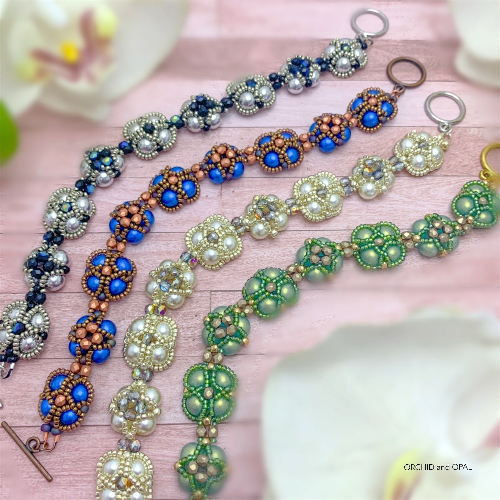 Beading Pattern South Seas Pearl and Seed Bead Bracelet 6mm and 3mm ...