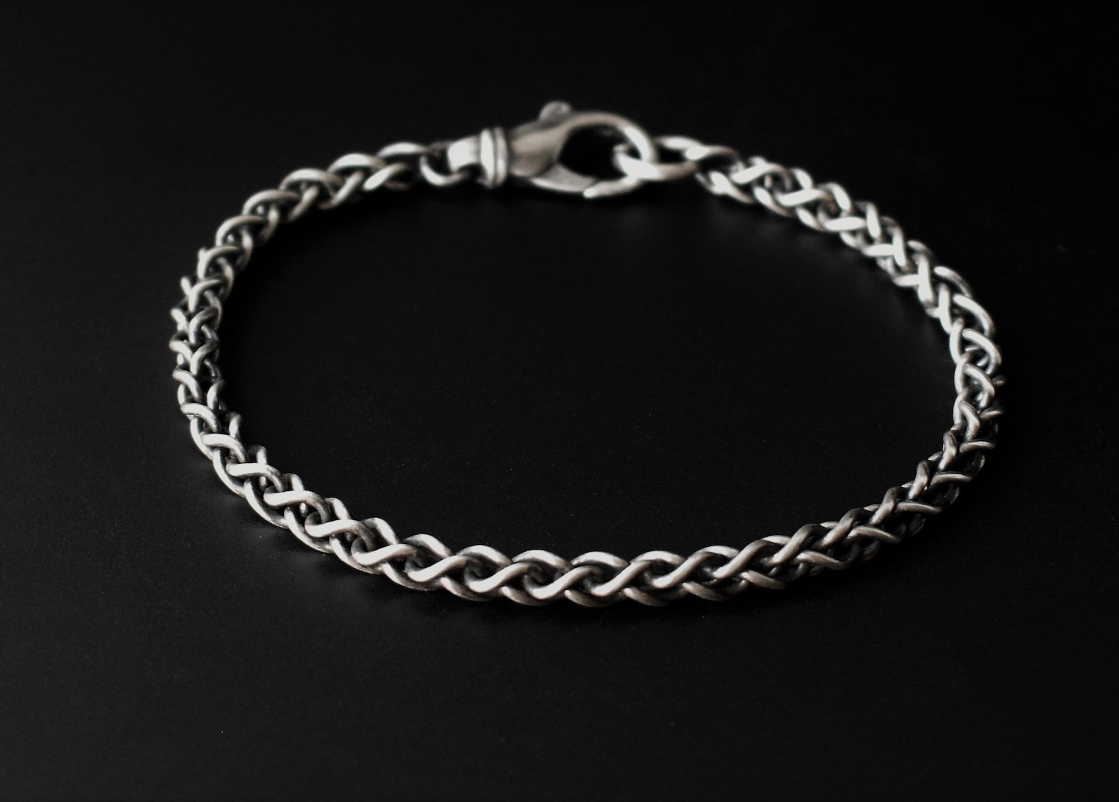 Mens Silver Bracelet Men Bracelet Mens Chain Bracelet - Etsy