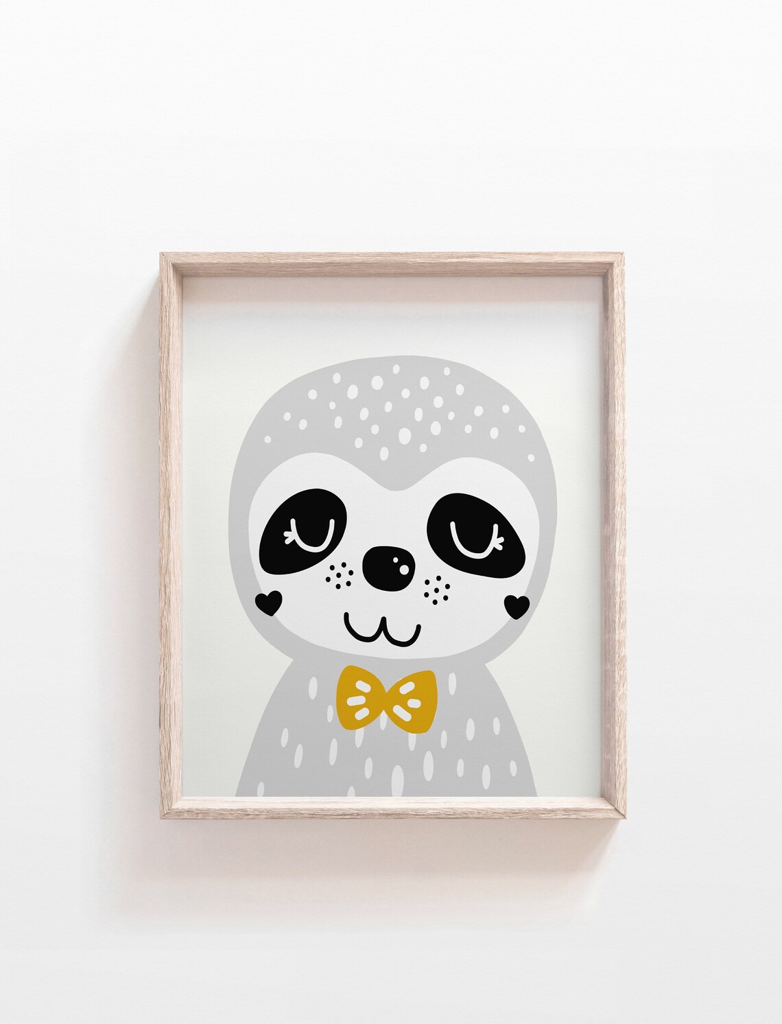 Cute Sloth Nursery Wall Art Sloth Nursery Print Sloth Kids | Etsy