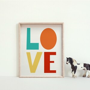 Bright and Colourful Kids Wall Art, Children's Wall Art, Nursery Set of ...